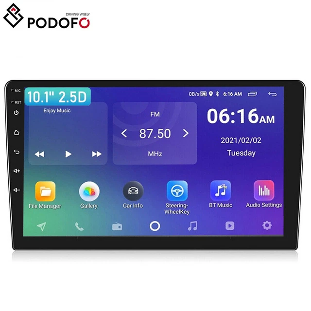 10.1 ZOLL ANDROID 12 Autoradio 2 DIN GPS Navi Bluetooth DAB+ USB WiFi BT 2+32GB EUR 39,99 ...