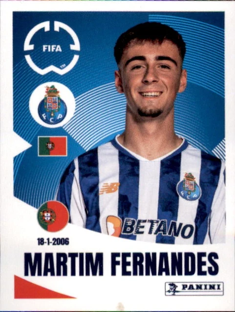 PANINI FIFA CLUB World Cup 2025 Sticker 27 - Martim Fernandes - FC ...
