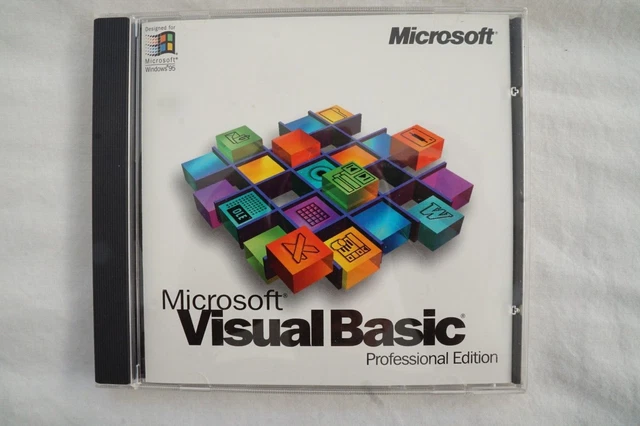 MICROSOFT VISUAL BASIC 4.0 Professional Edition 4 Upgrade with Key-code ...