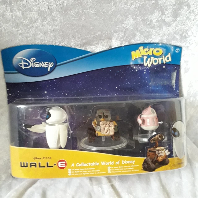 DISNEY PIXAR MICRO World - 3 Figure Collectible Play Set - Wall-E £4.99 ...