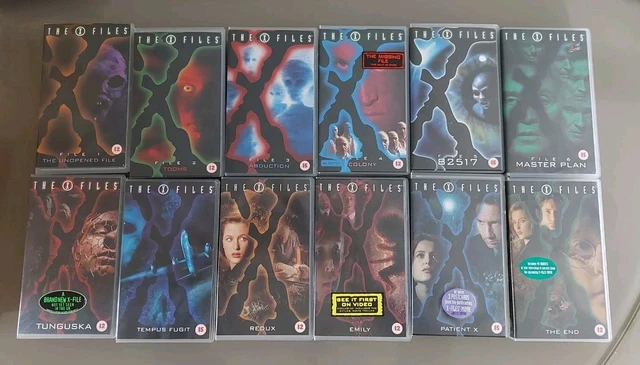 X FILES VHS Collection File 1 - 12 With Postcards Included £10.00 ...