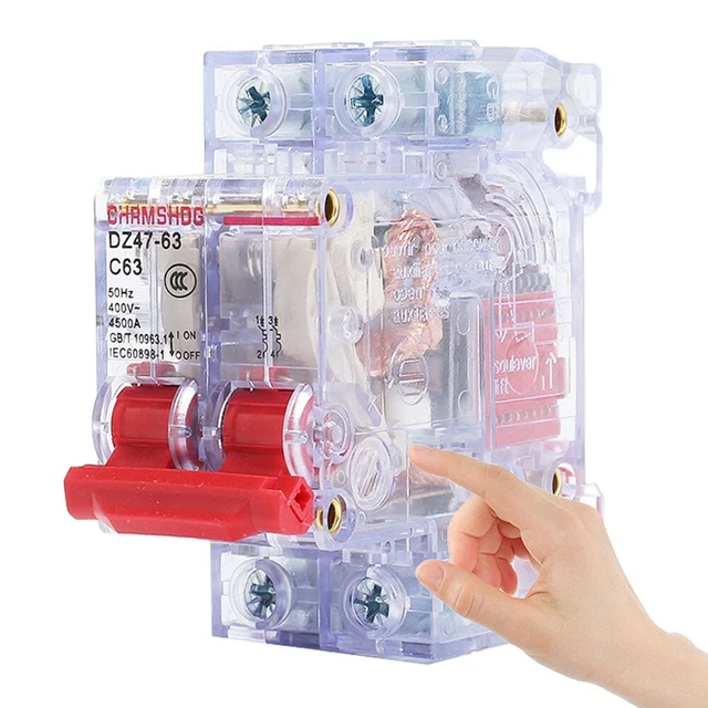 SMALL SIZE DC Circuit Breaker Dual 2P MCB 2 Pole Solar ...