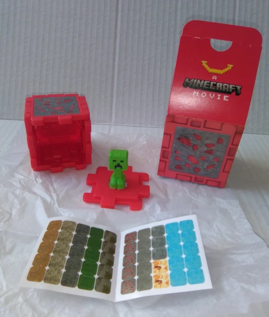 MCDONALD’S CANADA A Minecraft Movie 2025 REDSTONE BLOCK & CREEPER Toy ...