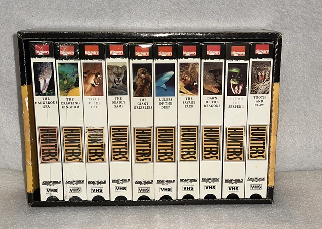 DISCOVERY CHANNEL'S HUNTERS VHS Series Complete Set 10 £18.24 - PicClick UK