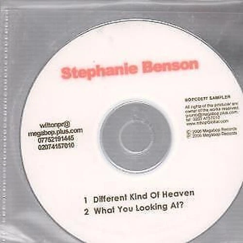 STEPHANIE BENSON DIFFÉRENT Type De Paradis CDr UK Megabop 2006 CDr B/W ...