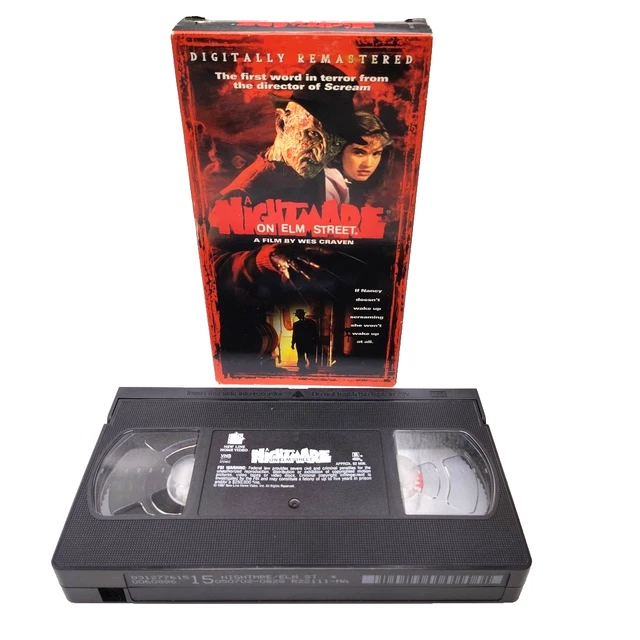 A NIGHTMARE ON Elm Street 1984 VHS 1999 Digitally Remastered Wes Craven ...