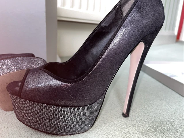 CARVELA SHOES 5 Black And Sparkling £16.32 - PicClick UK