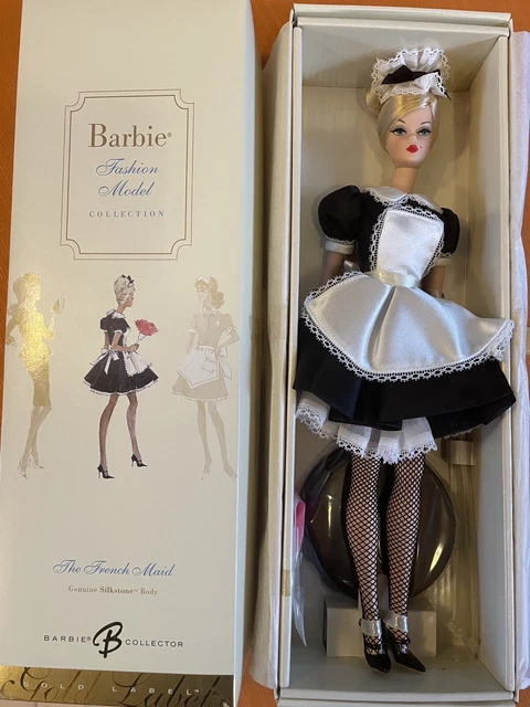 BARBIE BARBIE FIGURE GOLD LABEL THE FRENCH MAID BFMC French Maid NRFB ...