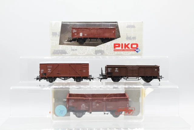 PIKO/ROCO/LILIPUT H0 HOCHBORDWAGEN/ ged. Güterwagen DB/ÖBB/SBB-CFF (in EVP) EUR 20,29 - PicClick DE