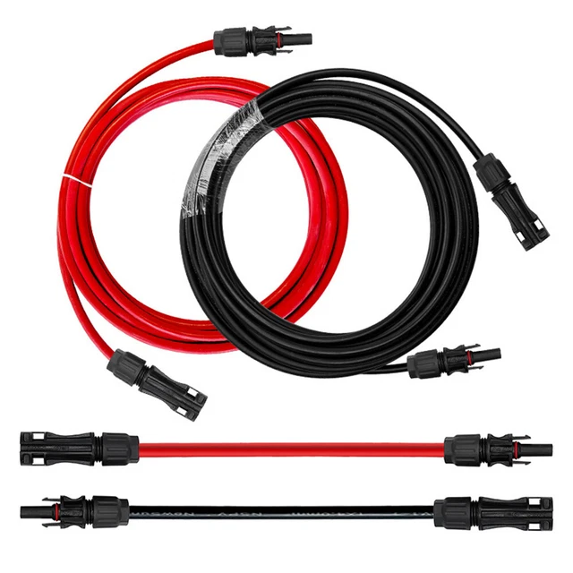 SOLARKABEL VERLÄNGERUNGSKABEL ROT Schwarz 6mm² Helukabel passt PV Stecker EUR 11,89 - PicClick DE