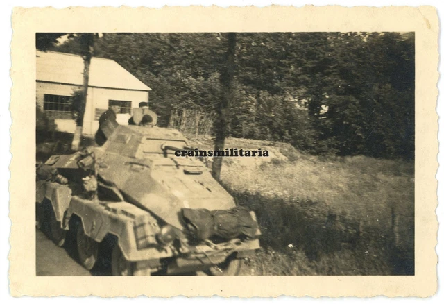 ORIG. FOTO VORMARSCH 8-Rad Panzerspähwagen in Frankreich 1940 Panzer ...