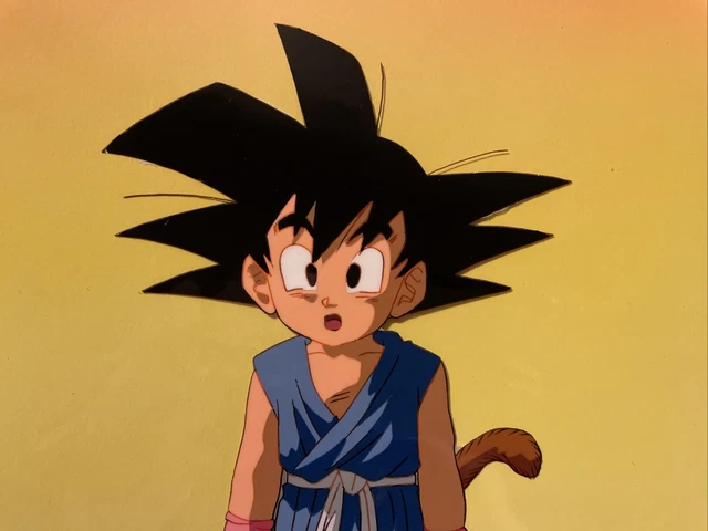 DRAGON BALL Z Animation Cel GOKU Anime Art TOEI Dragon Manga RARE Kid ...