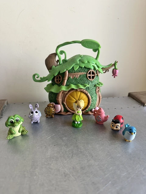 TINKERBELL HOUSE DISNEY Animators Collection Mini Micro Playset Disney ...