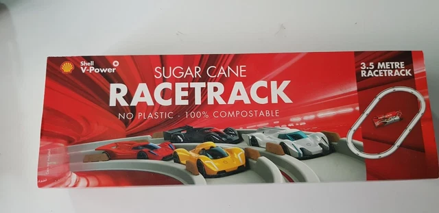 PROMOTIONAL SHELL V Power Race Track Sugar Cane 100% Compostable No ...
