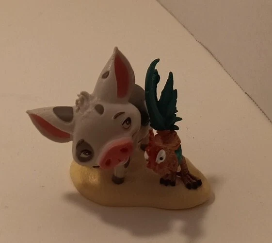 DISNEY MOANA PVC Figurine Pua Pig & Hei Hei Rooster SKU A0196 £10.78 ...
