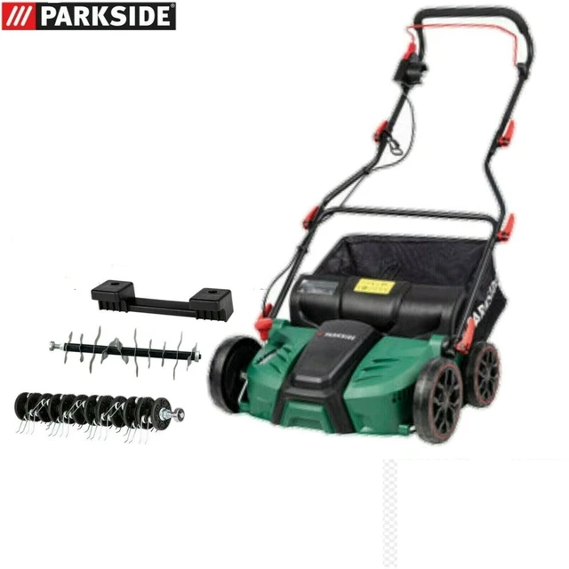 PARKSIDE 2IN1 ELECTRIC Scarifier & Aerator Powerful 1500w Garden Tool ...
