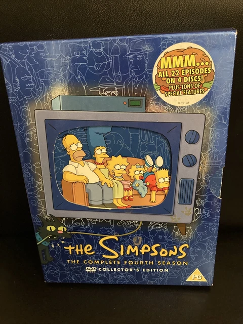 The Simpsons The Complete Fourth Season Dvd Collectors Edition £5 00