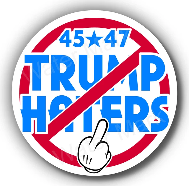 DONALD TRUMP VINYL Decal sticker Car Truck windows Trump Haters $4.18 ...