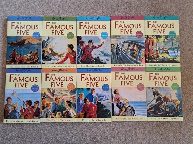 ENID BLYTON FAMOUS Five Box Set of 10 books £10.65 - PicClick UK