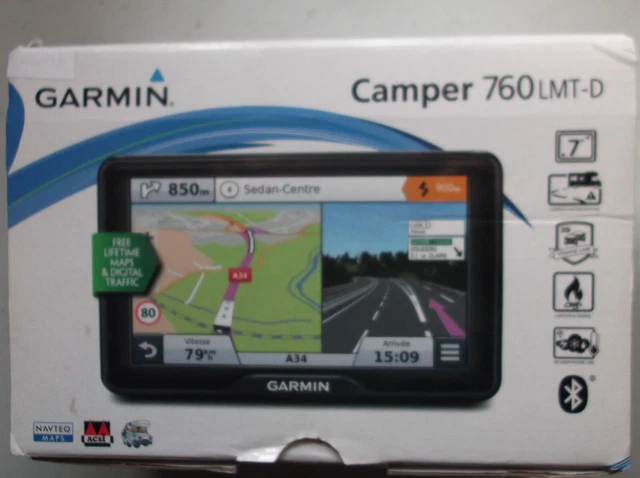 GARMIN TRUCK, CARAVAN, Camper 760LMT-D 2024 Europe, Lifetime Maps ...