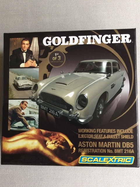 SCALEXTRIC GOLDFINGER 1ÈRE de 3 éditions limitées ASTON MARTIN C3091A EUR 110,68 - PicClick FR