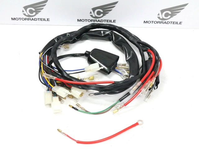 YAMAHA XT 500 1977 faisceau de câblage principal reproduction métier à tisser EUR 84,43 ...