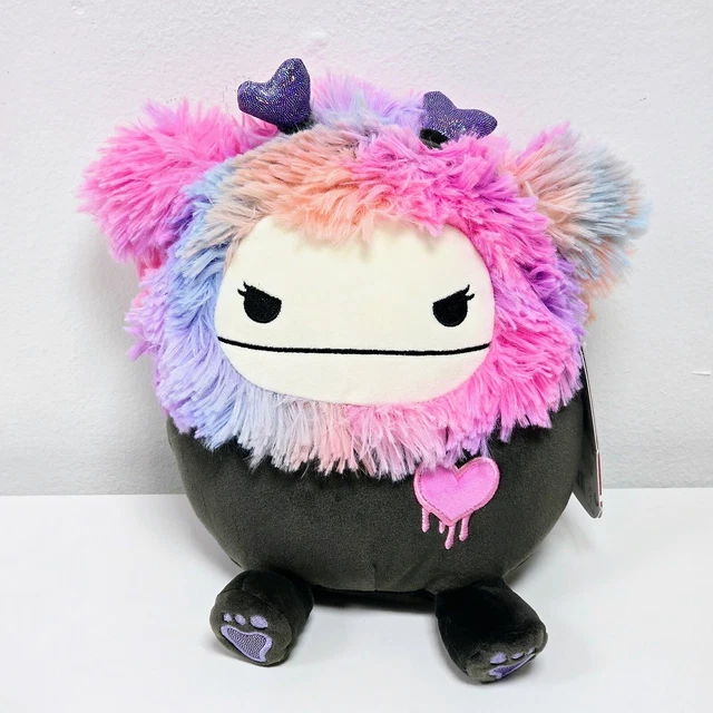 SQUISHMALLOWS 8& Frumpy The Bigfoot Black Pink - BNWT Valentine Goth ...
