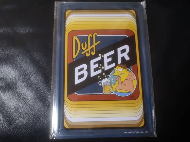 BLECHSCHILD 20X30 THE SIMPSONS, Barney, DUFF BEER, Poster, neuwertig in ...