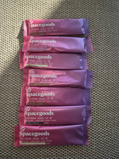 SPACEGOODS RAINBOW DUST 7 Day Sample Supply! Mushroom + Adaptogen Super ...