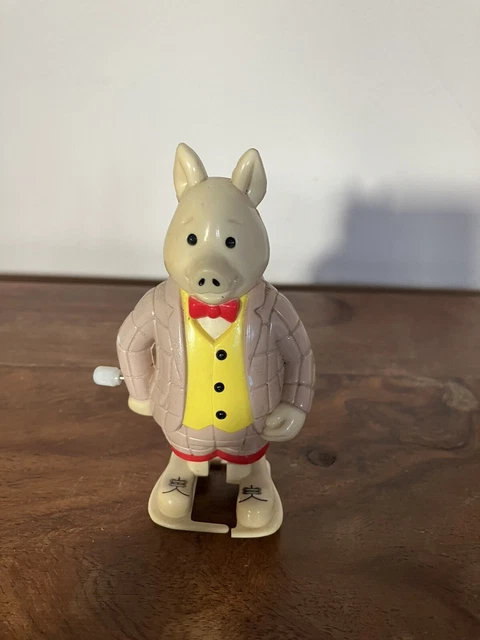 RUPERT THE BEAR Wind Up Walking Figure: Podgy Pig. 1984. ERTL. £4.50 ...