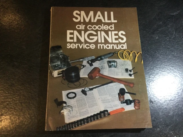 VINTAGE SMALL AIR Cooled Engines Shop Manual McCulloch Tecumseh Briggs ...