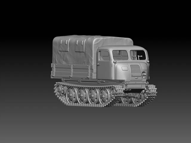 1/48 LES SINN Bausatz unlackiert WW2 German Tank RSO Tractor Tracked ...