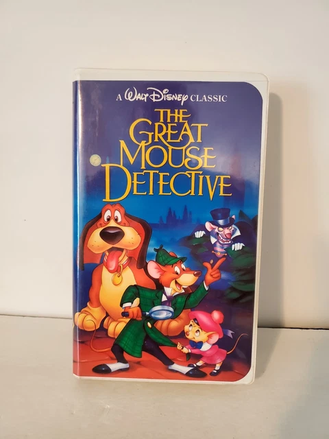 &THE GREAT MOUSE Detective" VHS Video (Disney Black Diamond), Clamshell ...