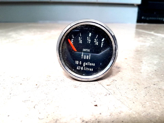 CLASSIC MINI COOPER S Smiths 10.5 Gallons Fuel Gauge Rare Mg Bmc Mk1 ...