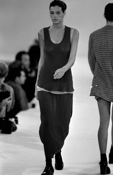SHIRAZ TAL MODEL in a Calvin Klein fashion show 1993 Old Photo EUR 6,64 ...