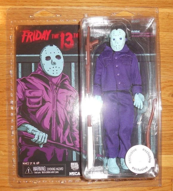 NECA NES JASON Voorhees 8-BIT Friday The 13th Video Game Clothed Figure ...
