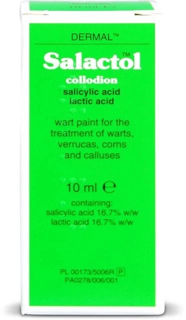 VERRUCA SALACTOL VERRUCHE per verruche, verruche, calli, 10 ml FARMACIA ...
