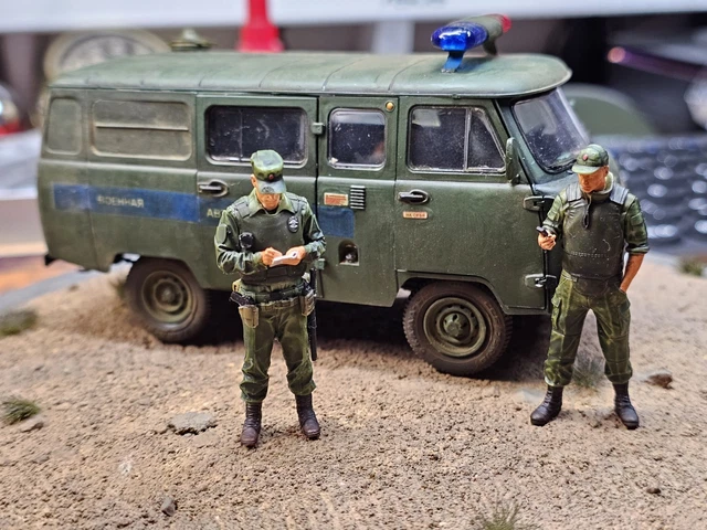1/35 UAZ-452 &BUCHANKA " MAP" ( Militär Autopolce) Tank LKW Panzer ...