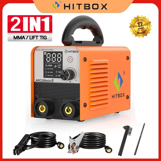 HITBOX 200A MINI ARC Schweißgerät DC 240V E-Hand MMA Schweißgerät ...