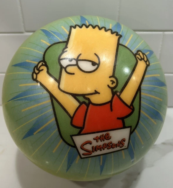 BRUNSWICK THE SIMPSONS Bart Simpson 10Ib Bowling Ball Drilled $112.00 ...