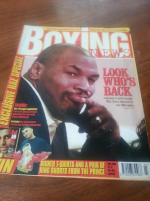 BOXING NEWS 23 Oct 1998 Vol 54 No 43 Mike Tyson Hamed McCullough ...
