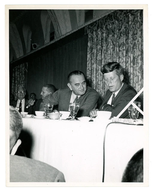 JOHN F KENNEDY, LYNDON B JOHNSON original 1960s news photo £47.94 ...