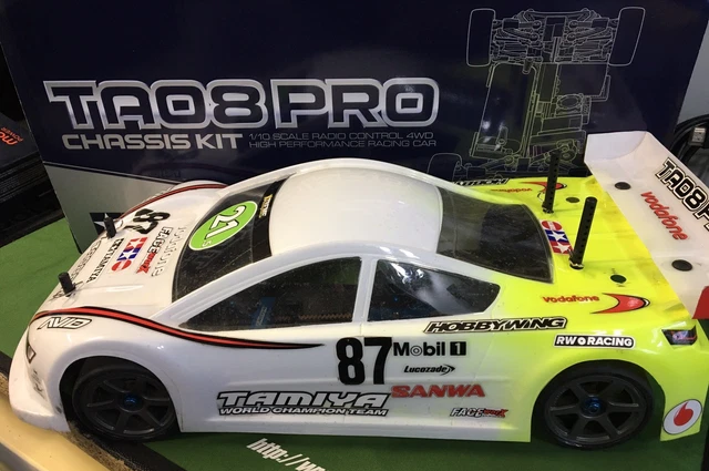 TAMIYA 58693 TA08 Pro 4WD Chassis R/C Car Kit 1:10 Scale Built used once £192.04 - PicClick UK