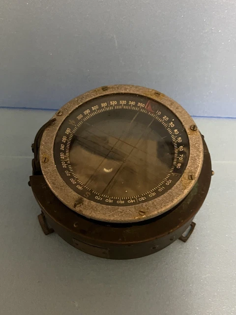 VINTAGE WW2 RAF Aircraft Compass Type P 11 - Lancaster/ Spitfire - 6B ...