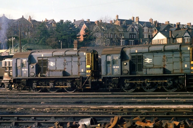 BRITISH RAIL 08353 & 08189 Barry TMD, South Wales Rail Photo £2.70 ...
