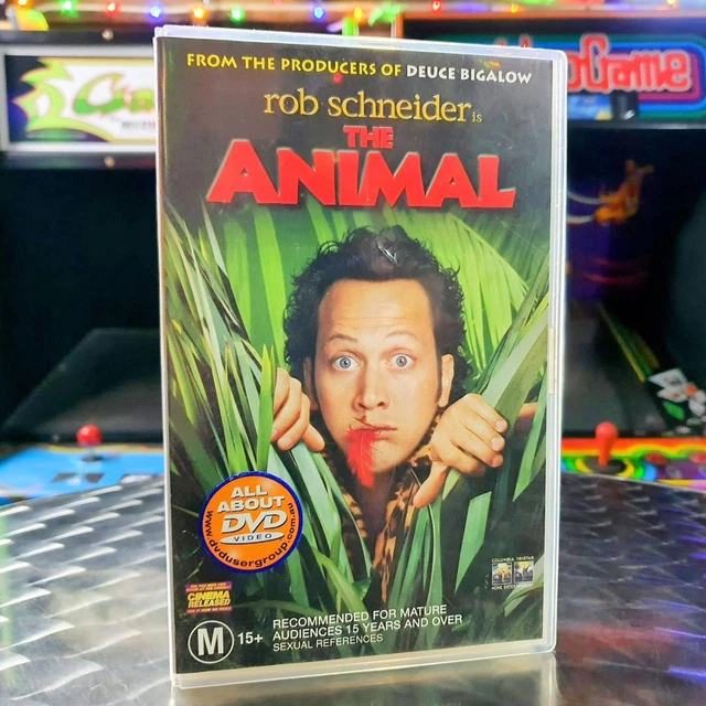 THE ANIMAL - Rob Schneider - VHS Movie Video Big Box Ex Rental £3.80 ...