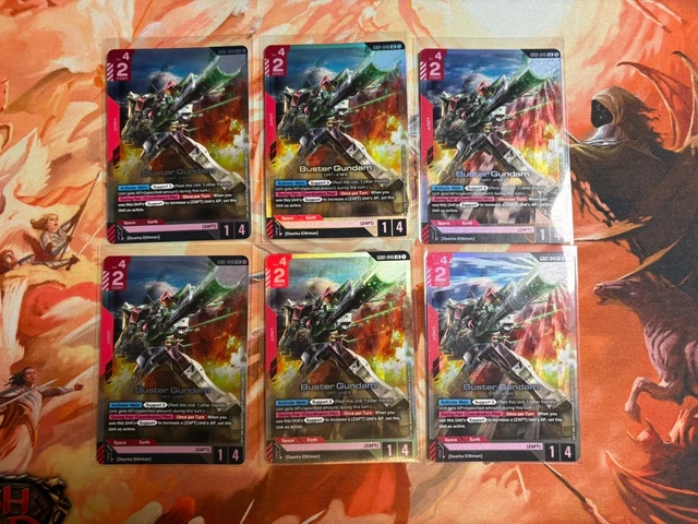GUNDAM CARD GAME Newtype Rising Buster Gundam GD01-046 LR Holo Foil x1 £25.00 - PicClick UK