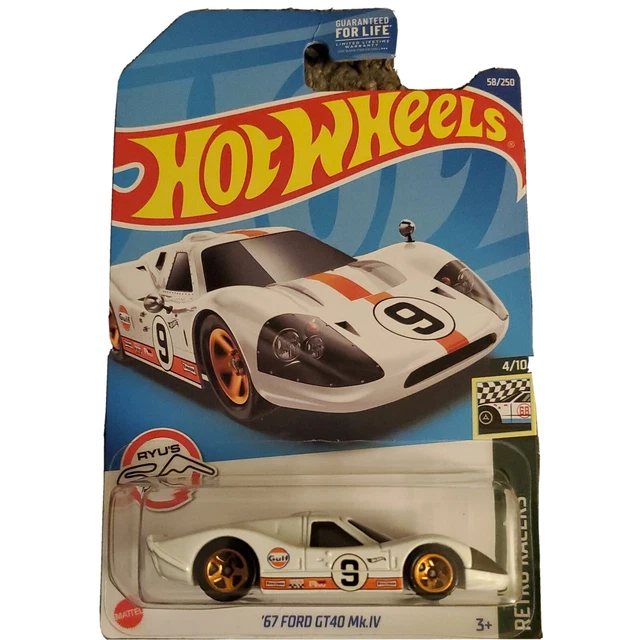 1967 FORD GT40 MK.IV / Retro Racers / Hot Wheels 2022 EUR 9,77 ...