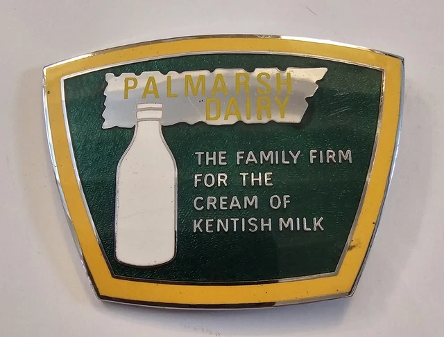 PALMARSH DAIRY LARGE Metal BADGE from 1960's ? EUR 11,65 - PicClick IT
