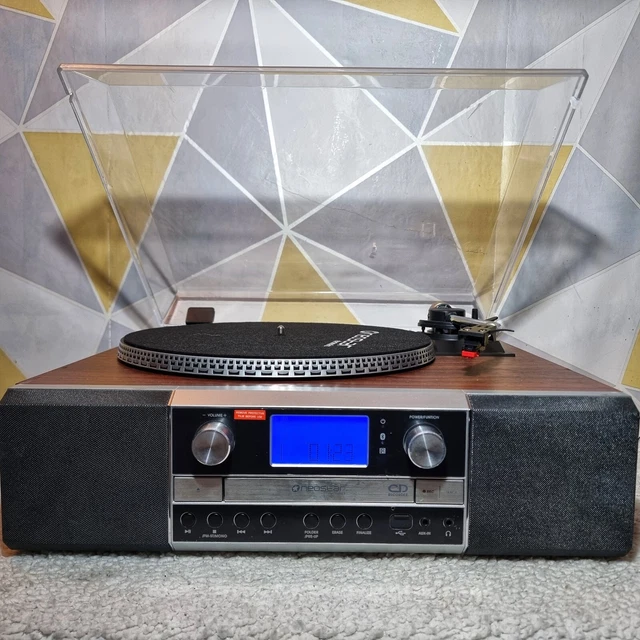 NEOSTAR TURNTABLE TCDR-300C CD, MP3 Recorder Music System w/ Encode ...